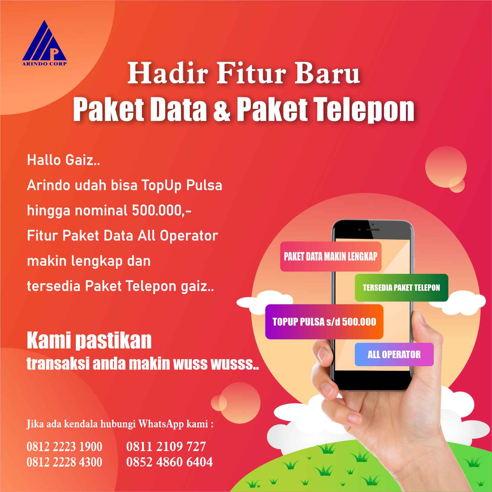 KANTOR PUSAT RESMI PT ARINDO PRATAMA (PENDAFTARAN GRATIS)